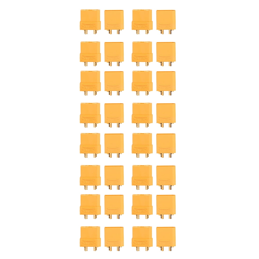 WHAMVOX 8 Pairs Yellow Drone Battery Plug High Current Connectors XT ...