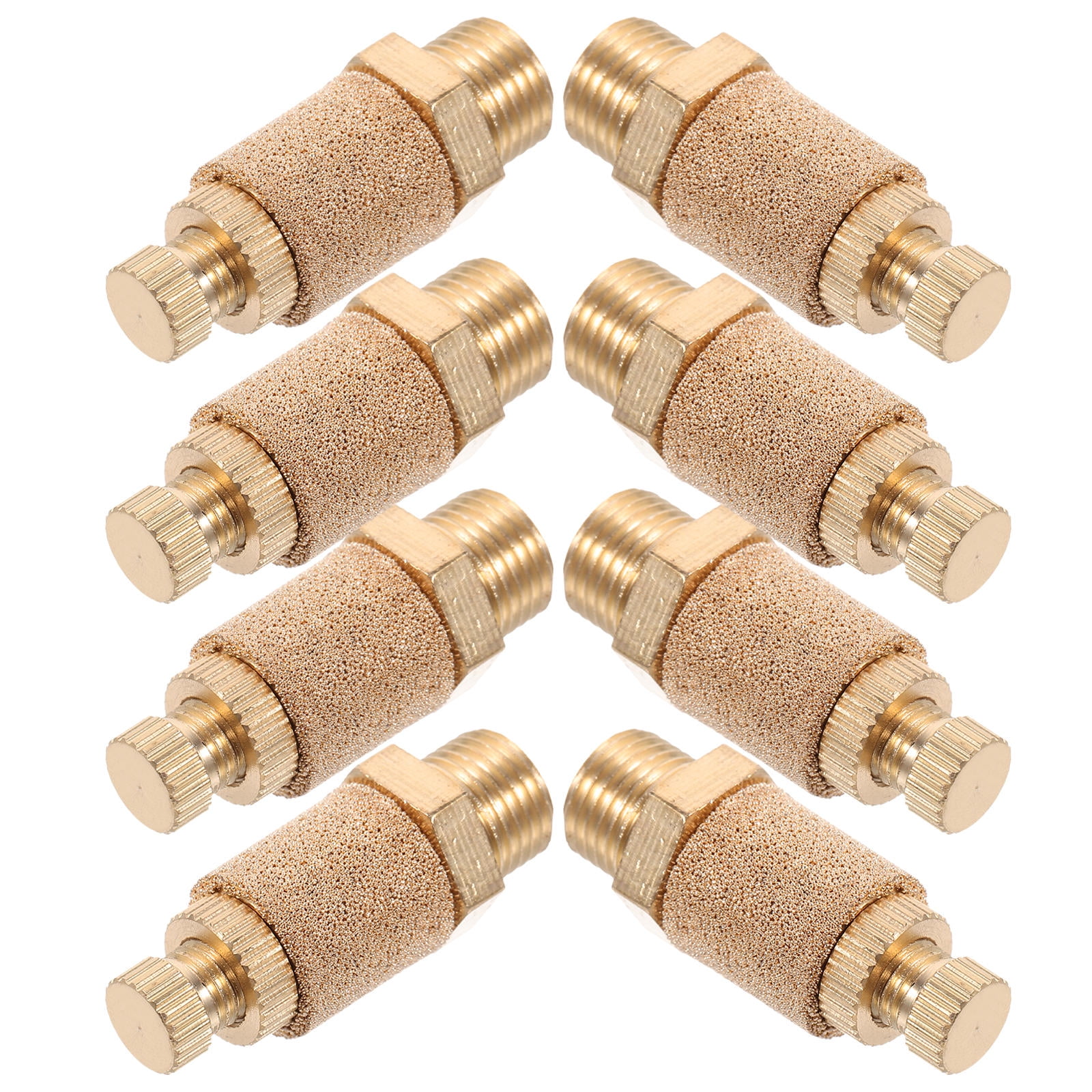 WHAMVOX 8 Pcs Air Compressor Exhaust Muffler Compressed Pneumatic ...