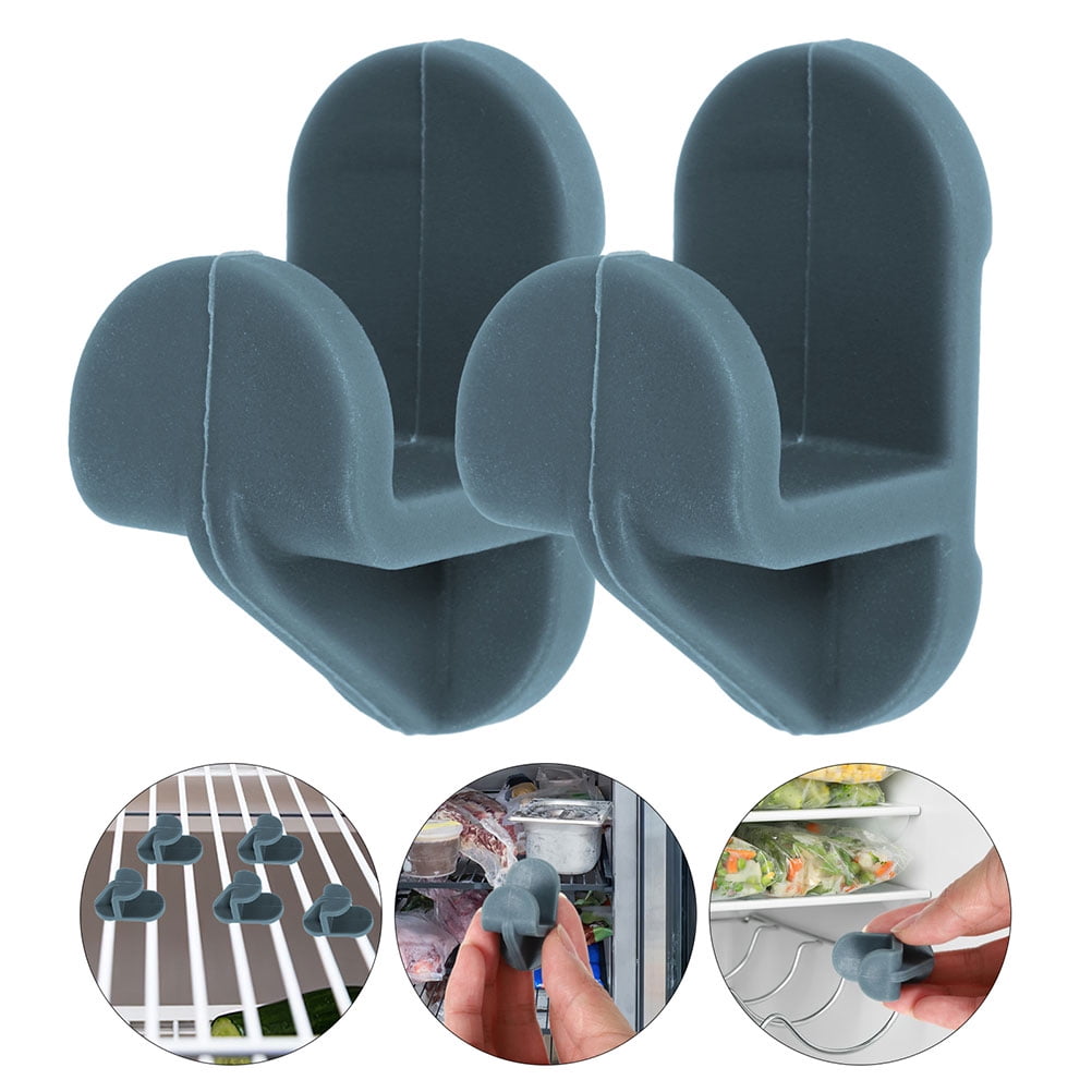 WHAMVOX 8 Pcs Cooler Shelf Hooks Freezer Support Refrigerator Clamp ...