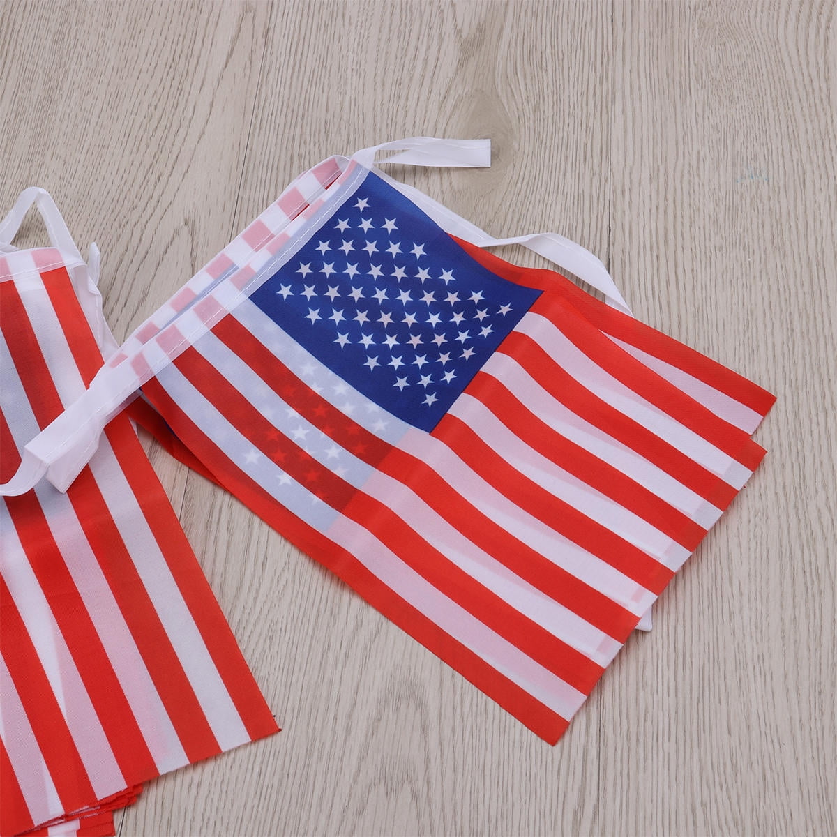 WHAMVOX 8M Patriotic American Flag Banner Printed 30 USA Flag Banner ...