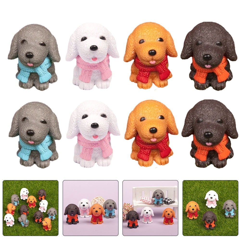 WHAMVOX 8Pcs Dog Figures Realistic Appearance for Children Educational ...