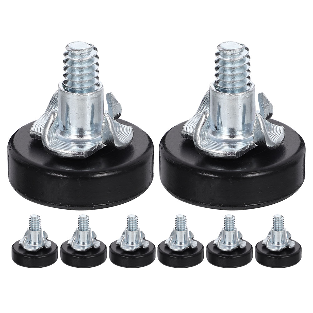 WHAMVOX 8Pcs Leveling Foot Table Leg Extender Screw On Furniture ...