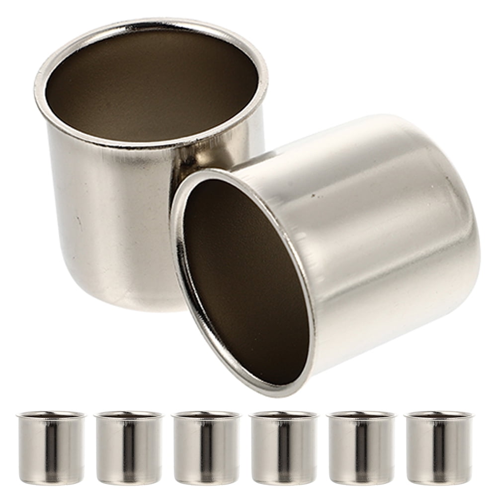 WHAMVOX 8Pcs Metal Cups Candlestick Cup Candlestick Holder Cup Candle ...