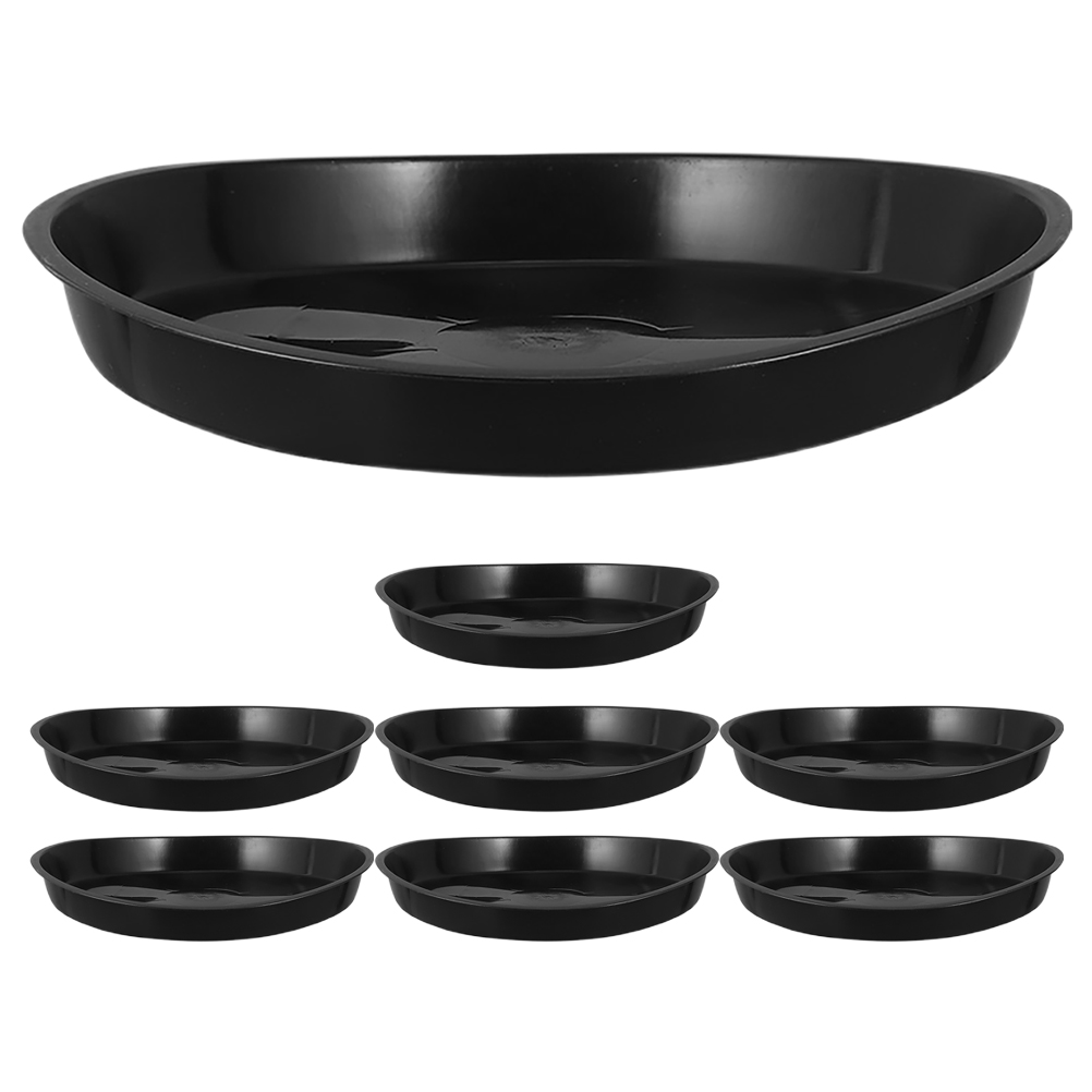WHAMVOX 8Pcs Plant Saucers For Indoors Plastic Drip Trays For Plants ...