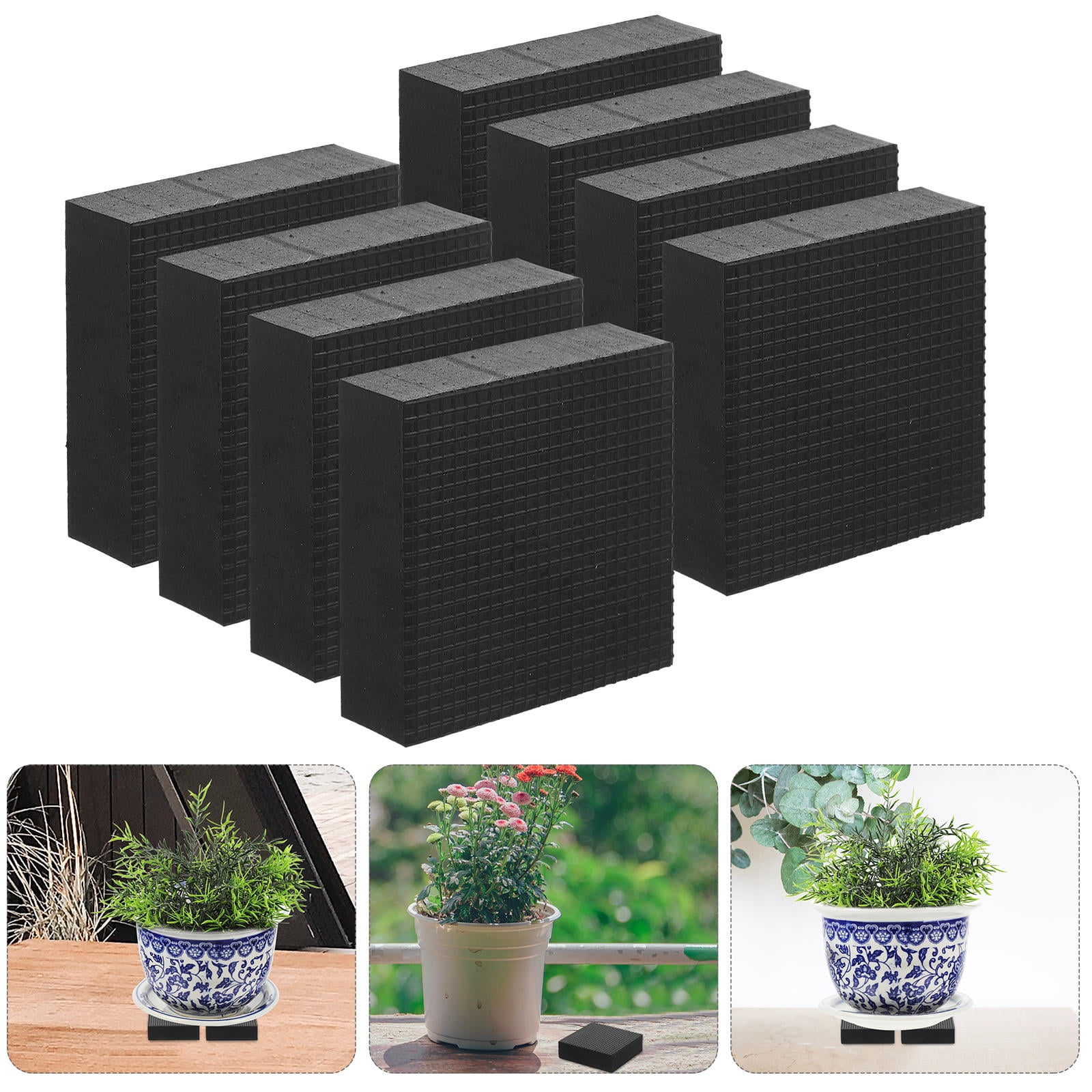 WHAMVOX 8Pcs Planters Feet Planter Rubber Pot Feet Outdoor Pots Pot ...