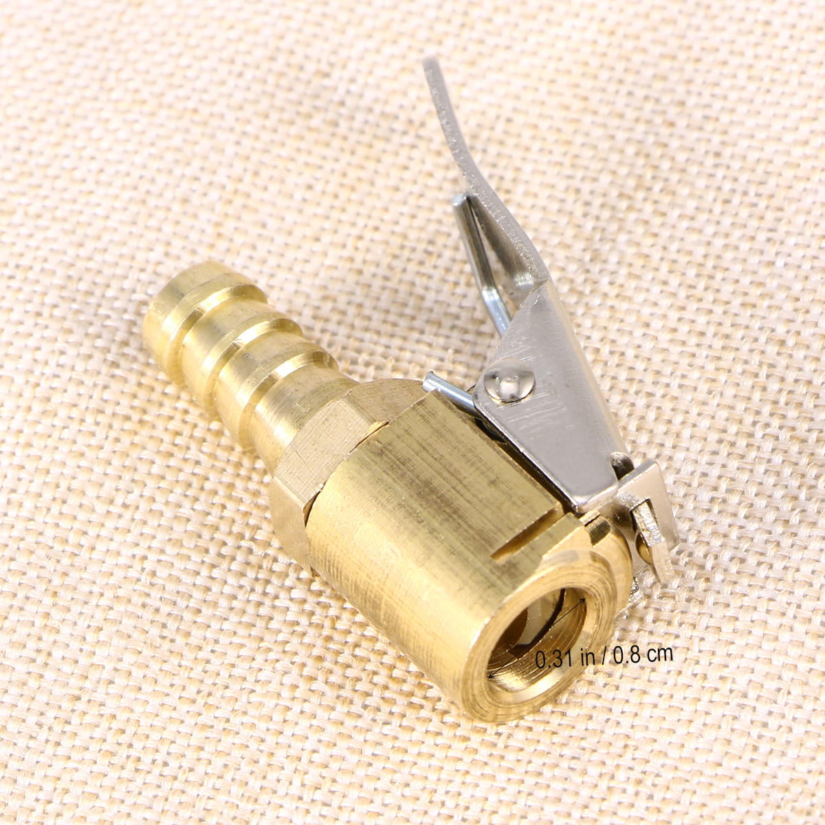 DECORNIJIA Car Tire Pump Fitting Tire Inflator Valve Copper 1Pcs ...