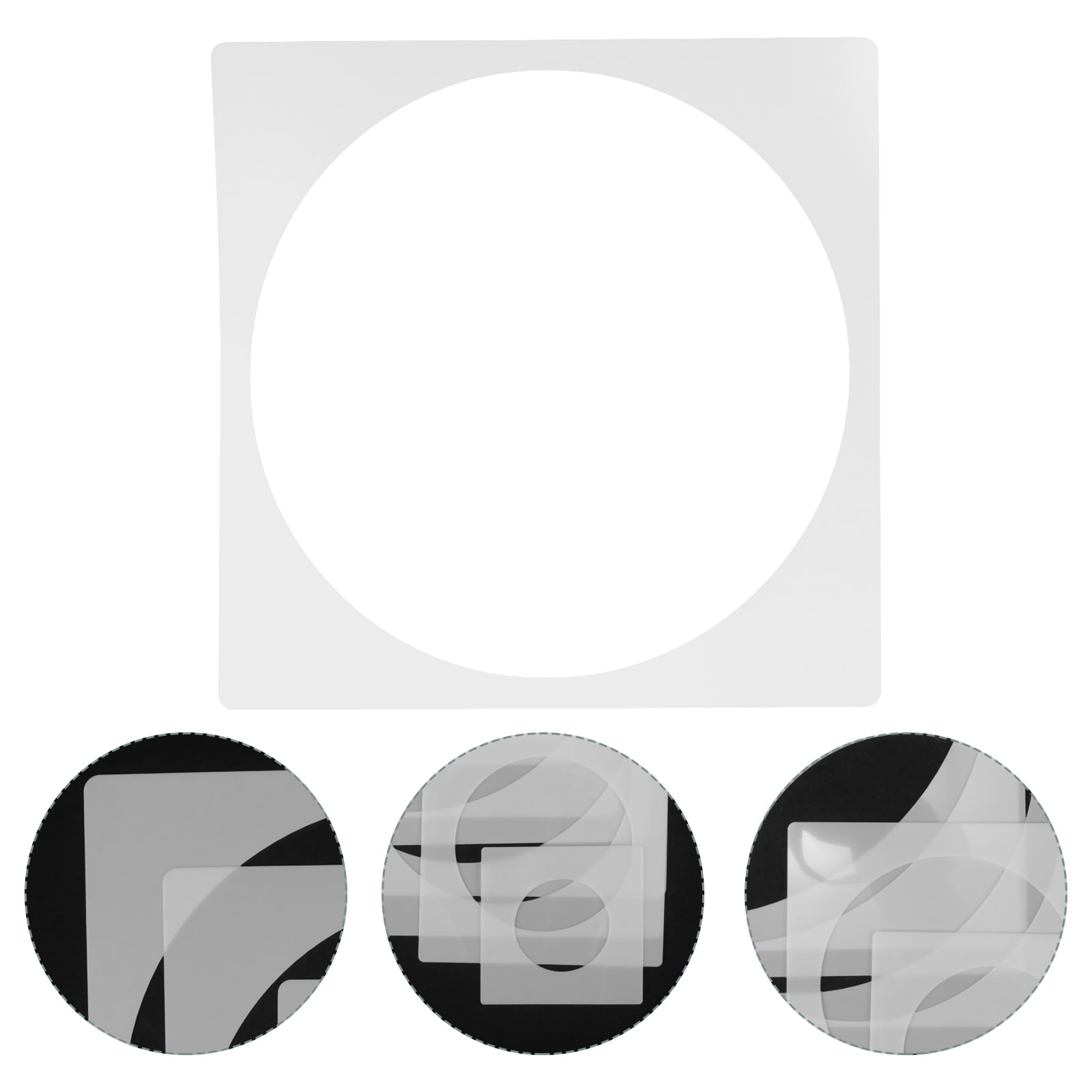WHAMVOX 8pcs Durable Delicate Painting Stencils Drawing Stencils ...
