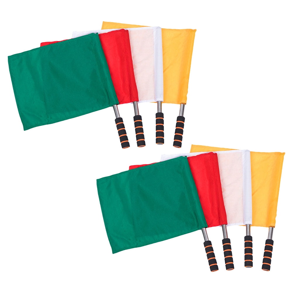 WHAMVOX Volleyball Referee Flags Rectangular 8Pcs 17.68X14.15X1.18in ...