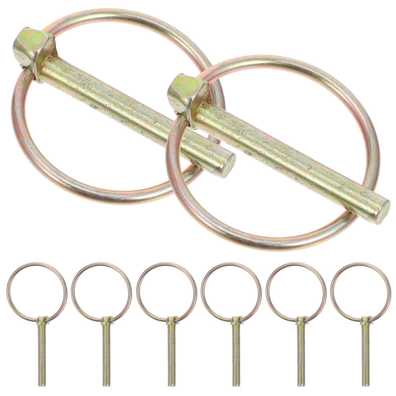 WHAMVOX 8pcs Heavy Duty Lynch Pin Assortment Kit for Farm Trailers ...