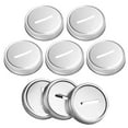 WHAMVOX 8pcs Metal Coin Slot Bank Lids For Mason Jars Wide Mouth ...