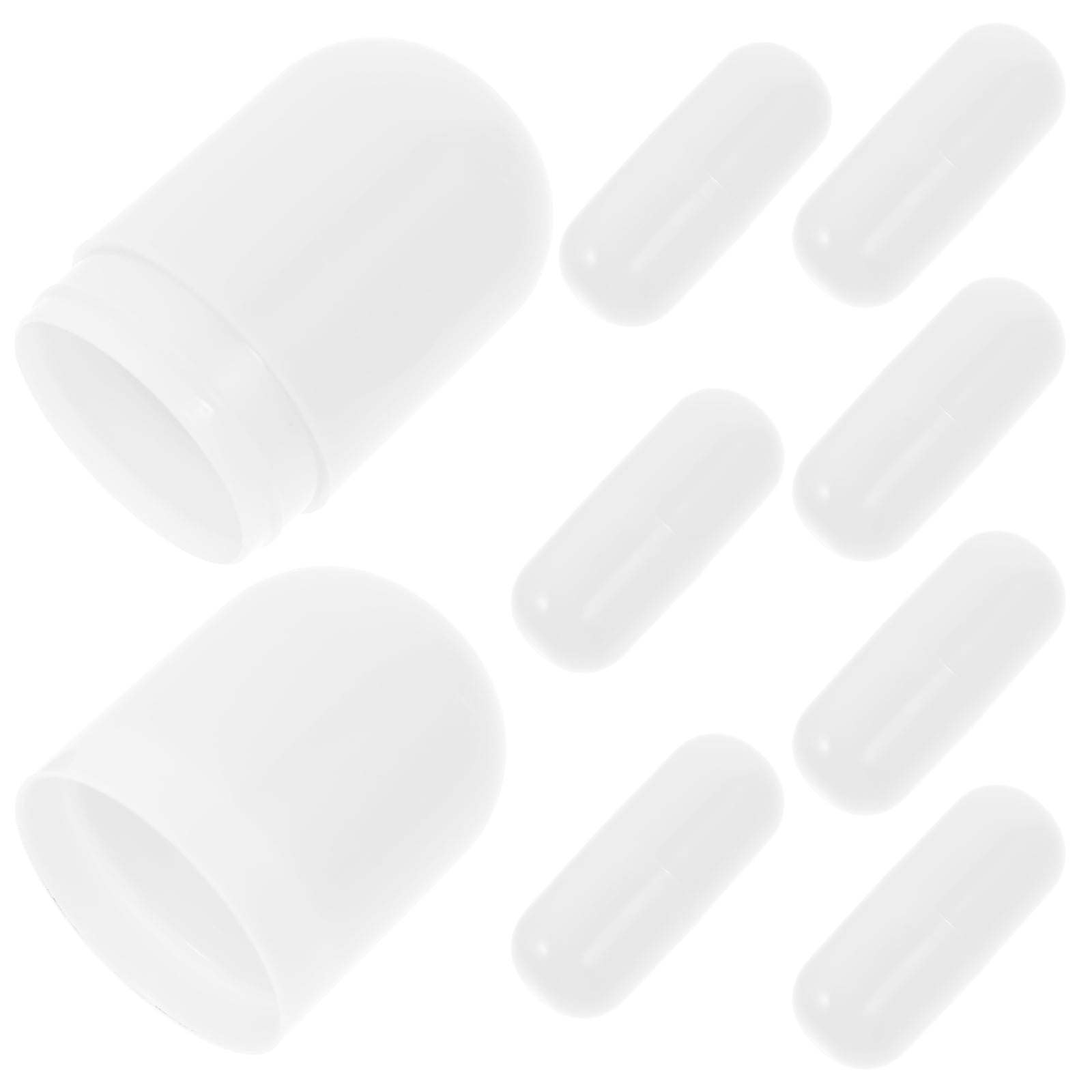 WHAMVOX 8pcs Mini Capsules Empty Lipstick Tubes Portable Refillable ...