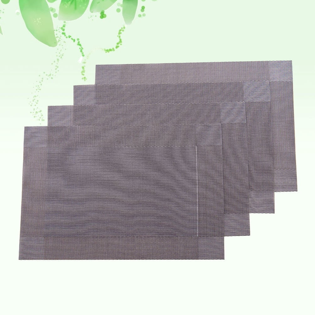 WHAMVOX 8pcs PVC Table Mat Simple Thermal Insulation Dining Table Mat ...