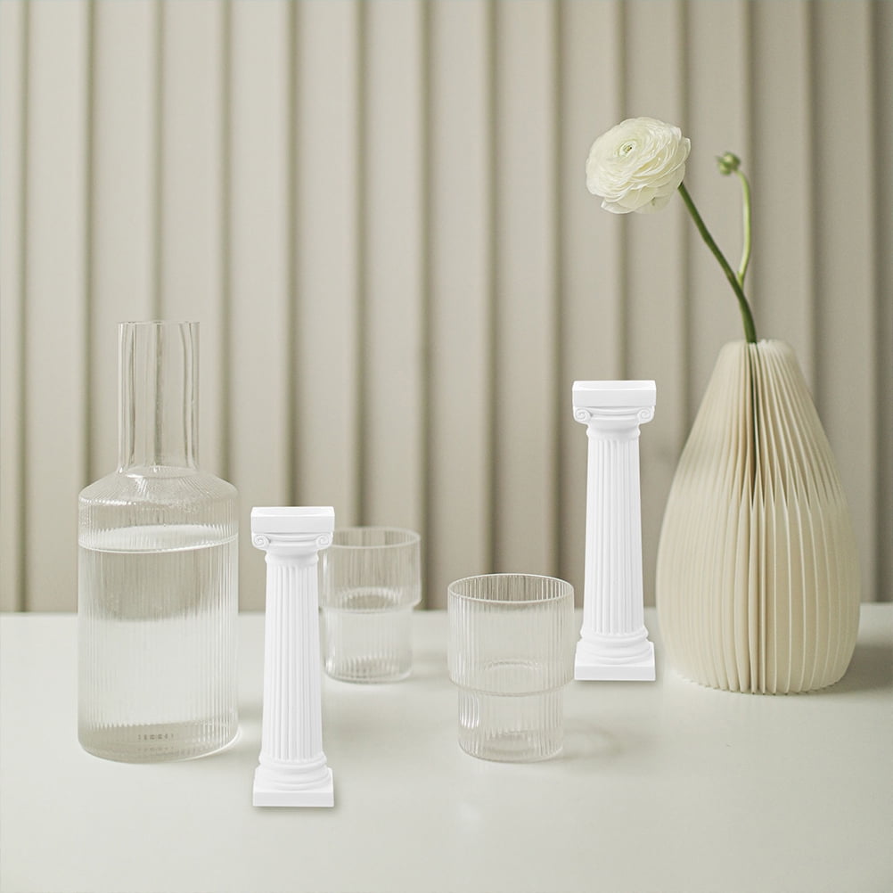 WHAMVOX 8pcs Small Roman Pillar Cake Stacking Column for Cake ...