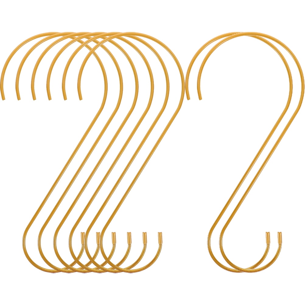 WHAMVOX 8pcs Solid Hooks Bird Feeder Hooks S Shaped Garden Hanging ...