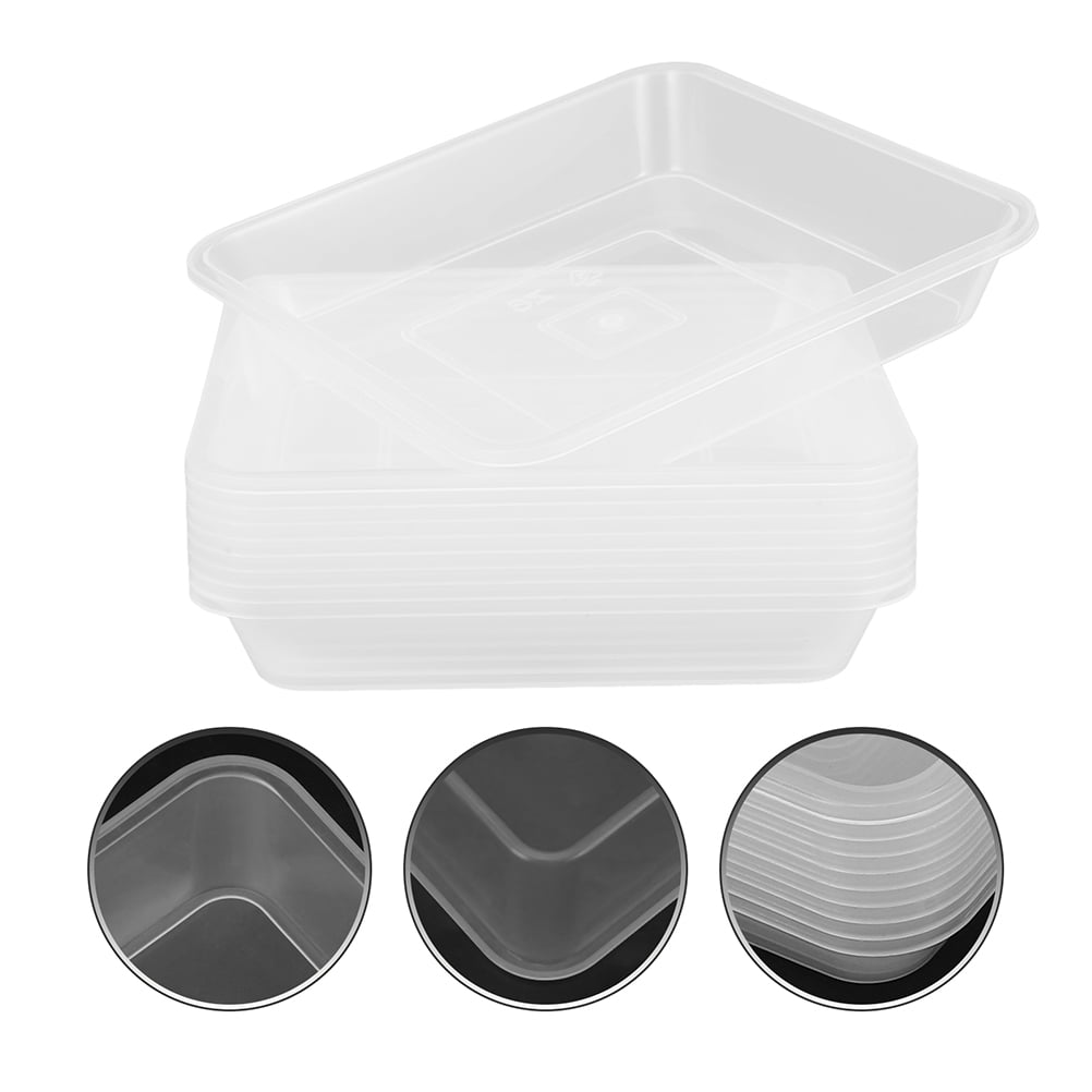 WHAMVOX 8pcs Square Plant Saucers Thickened and Prevent Water Leakage ...
