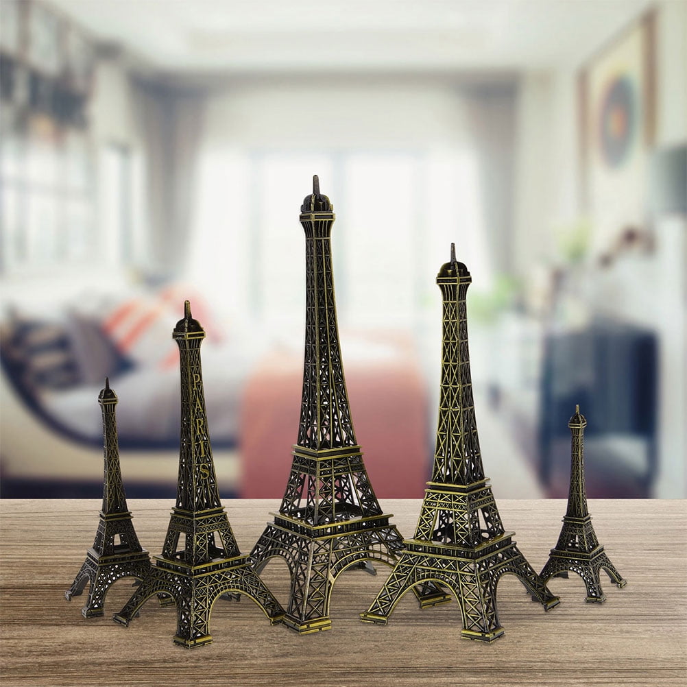 WHAMVOX 9 Pcs Eiffel Tower Desk Decor Mini Centerpiece Decorative ...