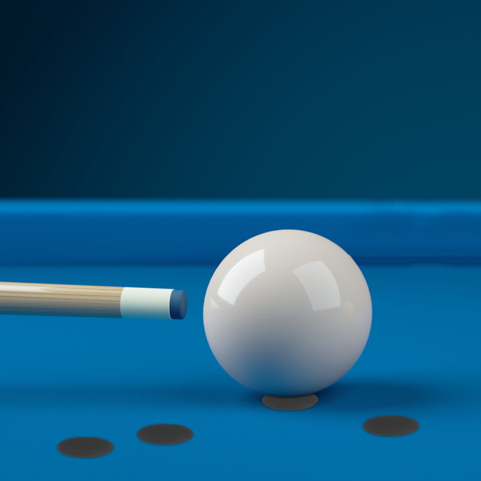 WHAMVOX 96Pcs Pool Table Stickers Black Paper Positioning Dots for ...