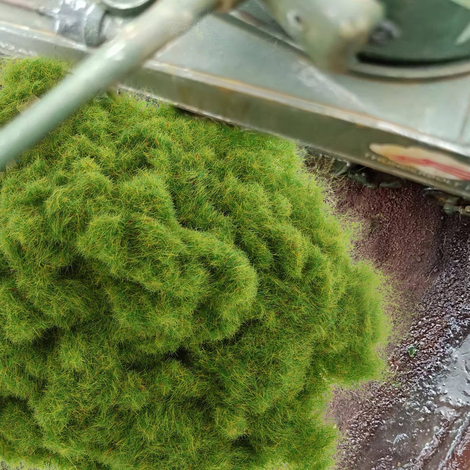 WHAMVOX 9pcs Model Railroad Grass Tree Flower Scatter Miniature Basing ...