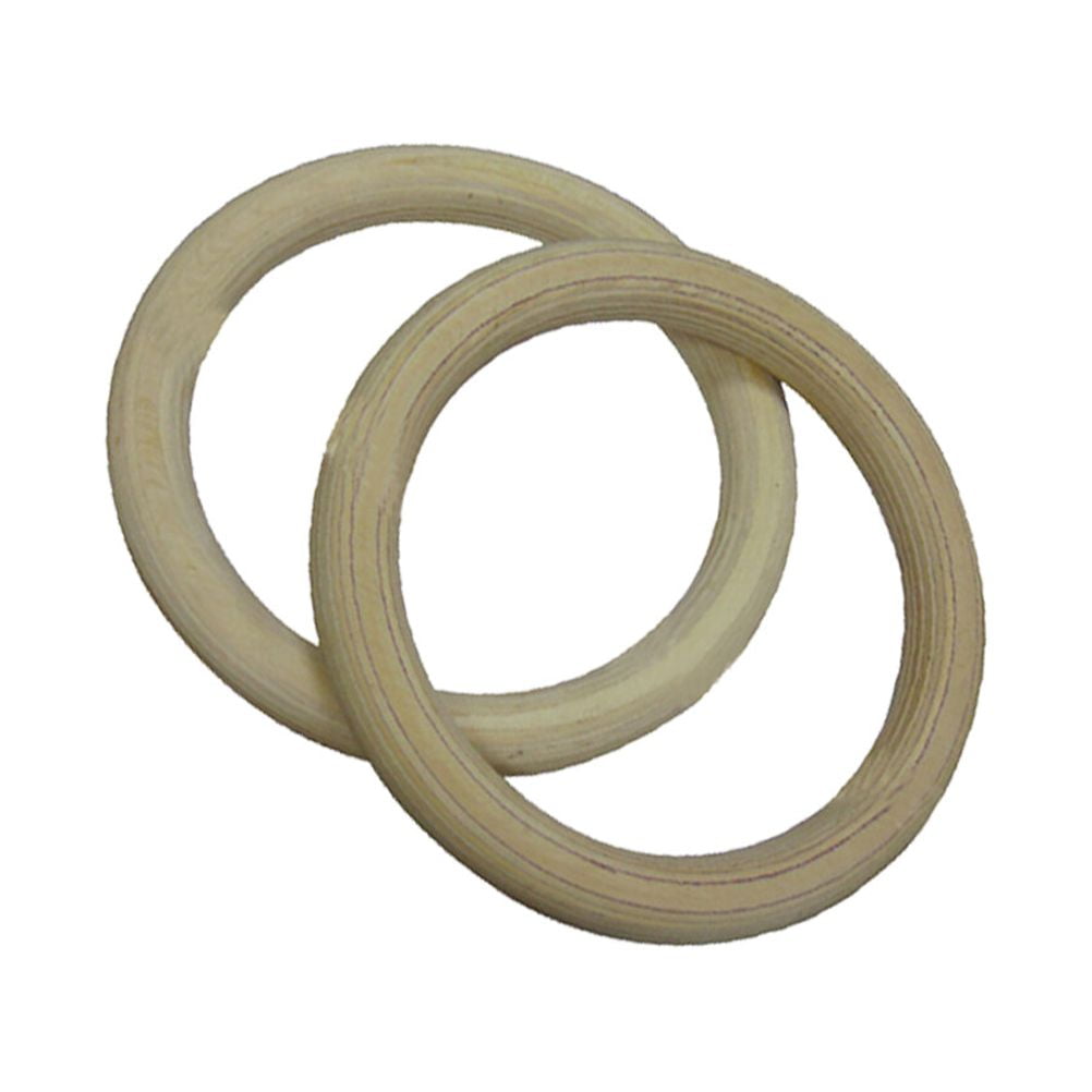 HEANUJJ Solid Wood Design Gym Rings for Bodyweight Training Athletes ...