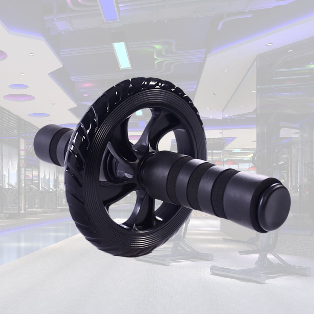 WHAMVOX Ab Abdominal Roller Exercise Gym Rollers Fitness Office Black ...