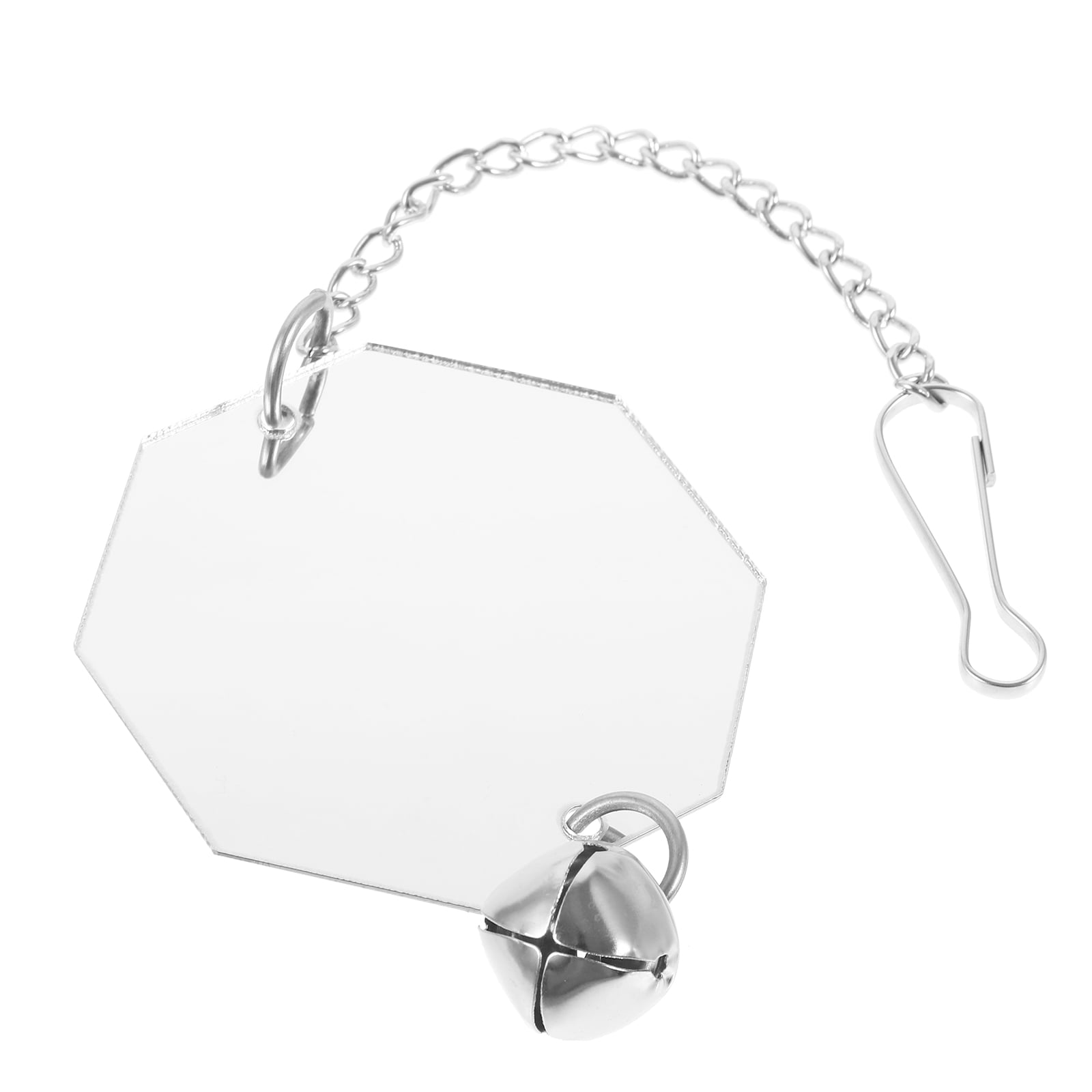 WHAMVOX Bird Mirror Bird Cage Mirror Hanging Parrot Toy Parakeet Cage ...