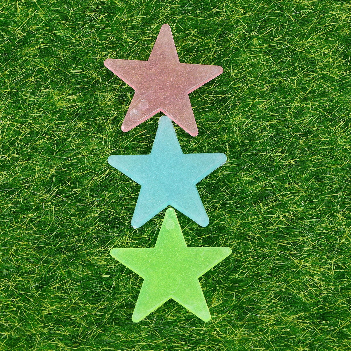 WHAMVOX Acrylic Decals for Kids Bedroom Decor Assorted Color Glow in ...