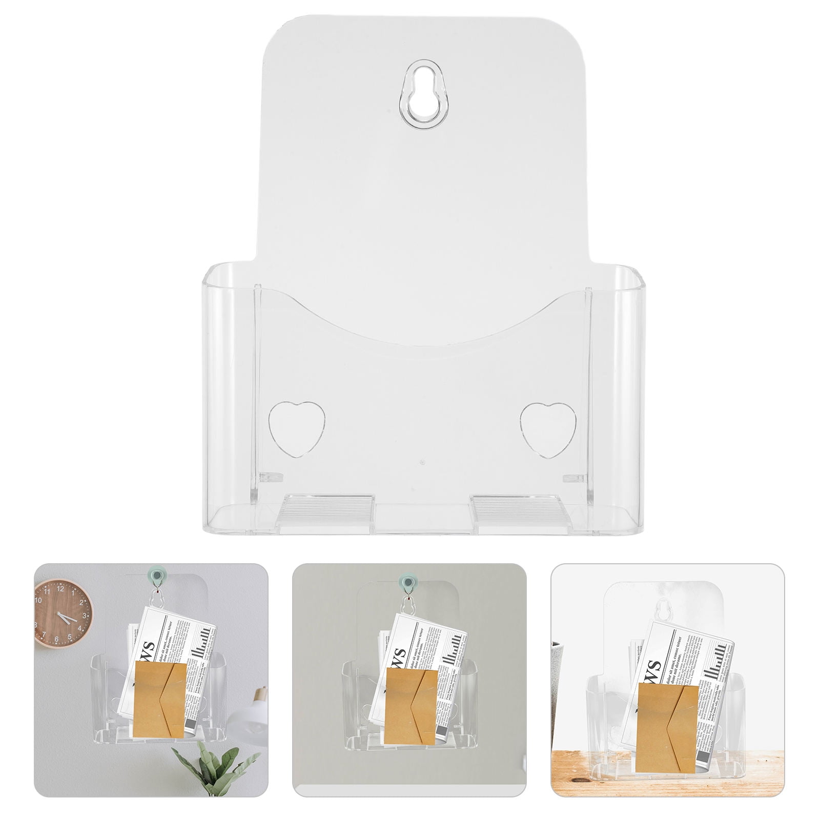 HEANUJJ Clear Document Holder Brochure Organizer Acrylic Adults Office ...
