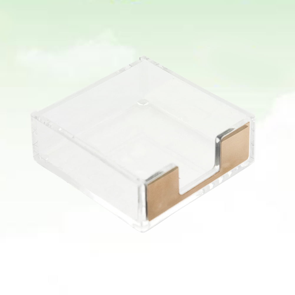 WHAMVOX Acrylic Memo Holder Simple Elegant Self-stick Notes Holder ...