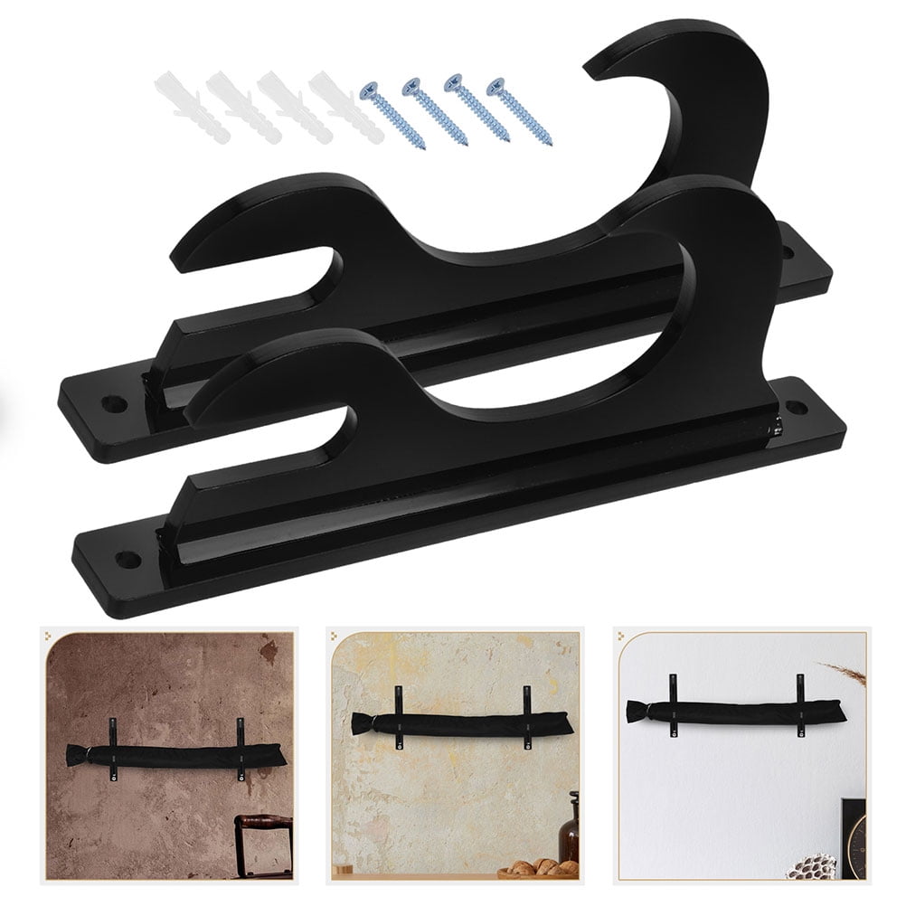WHAMVOX Acrylic Sword Wall Mount Display Stand for Collectors Black ...