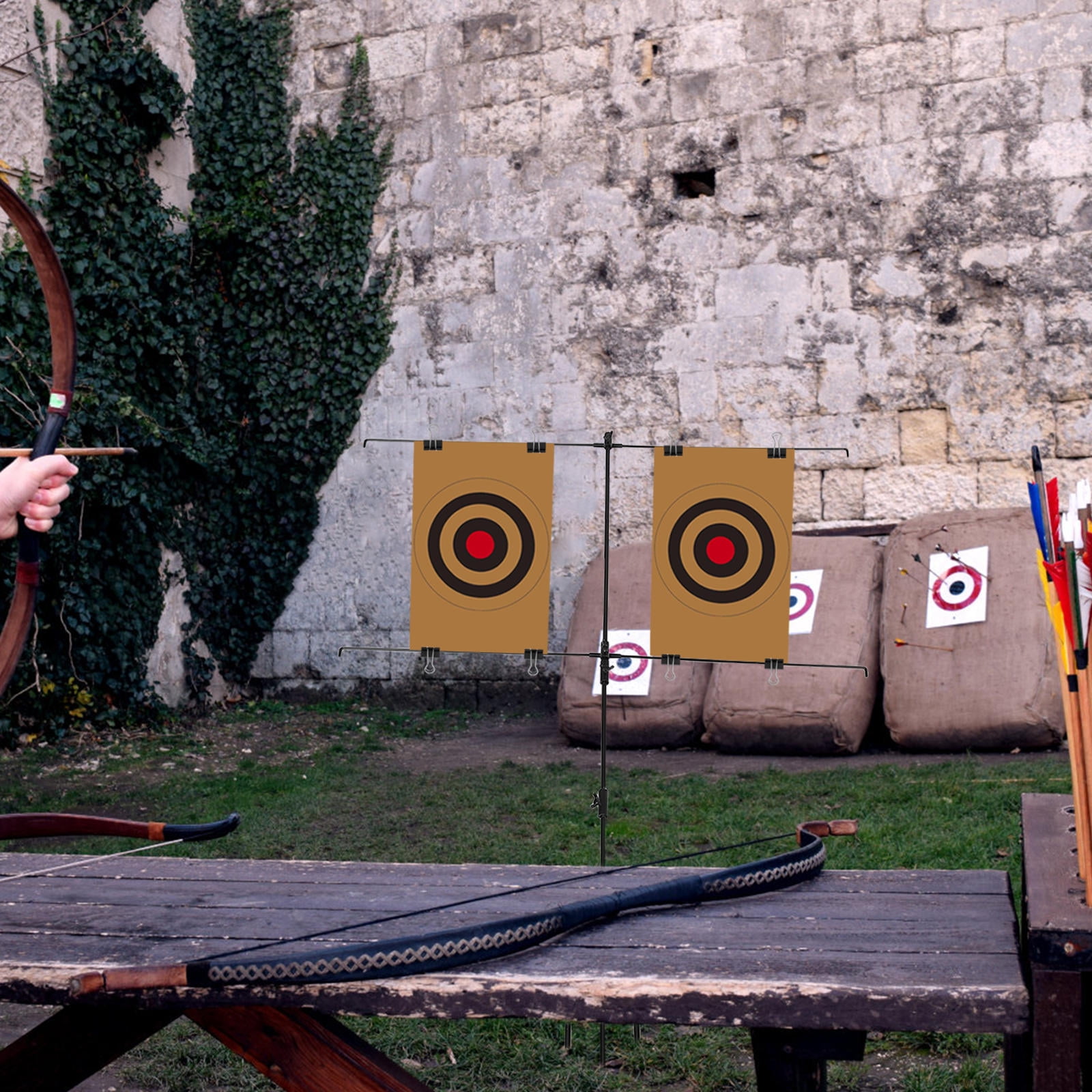 WHAMVOX Adjustable Target Stands For Range Metal Target Stand With ...