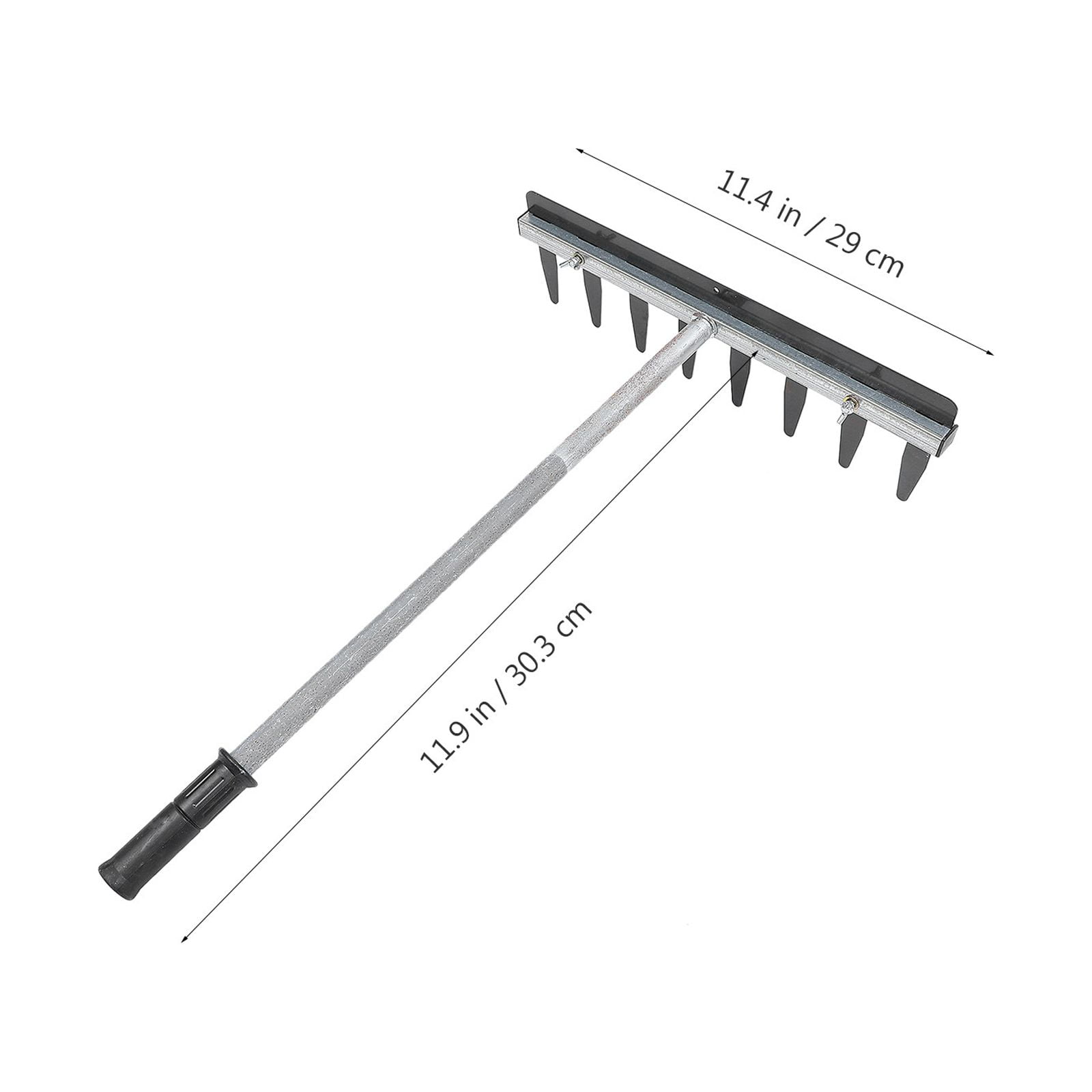 WHAMVOX Aerator Lawn Tool Home Sand Flat Rake Ash Leveler Anti-slip ...