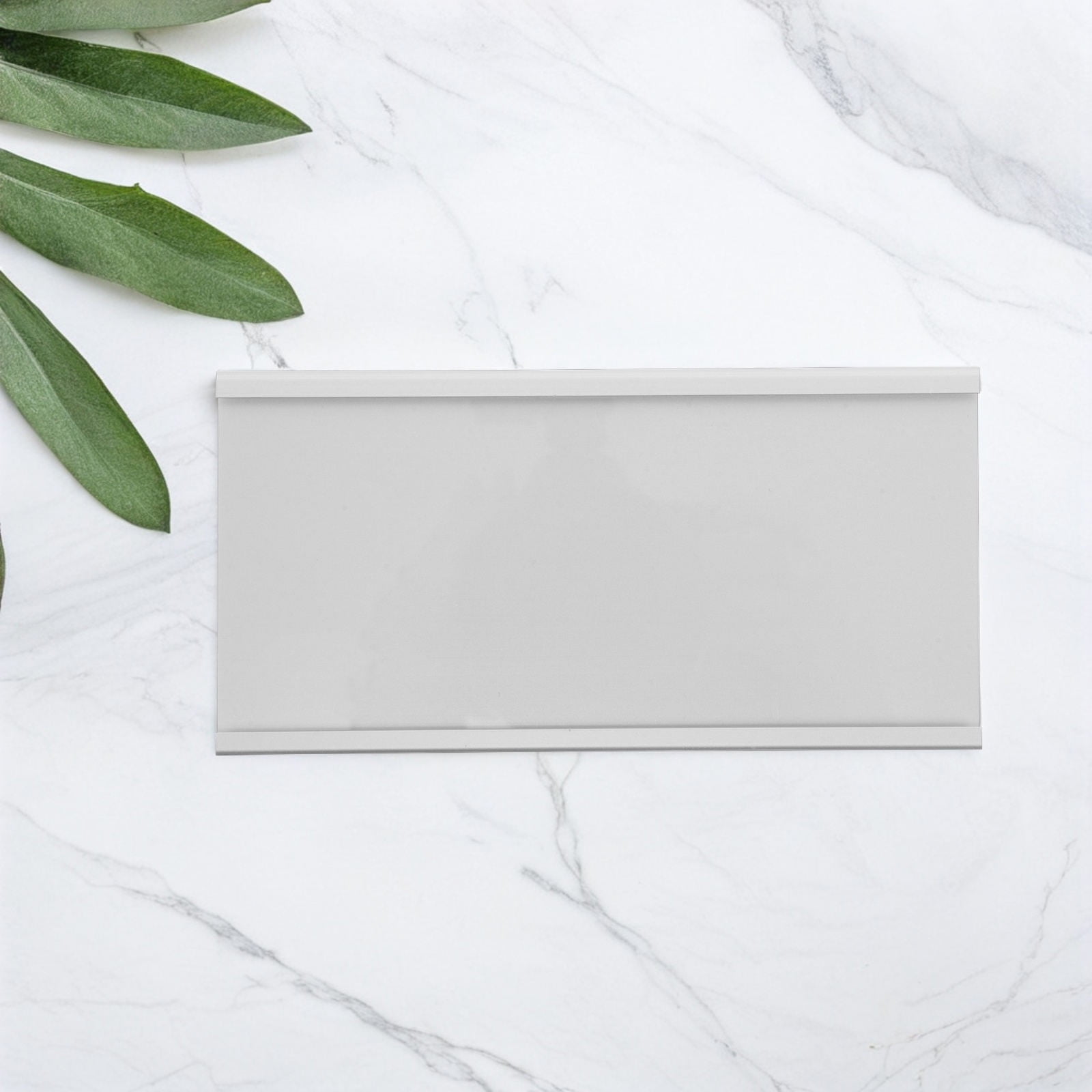 WHAMVOX Aluminum Name Plate Holder Wall Mount Office Door Name Plate ...