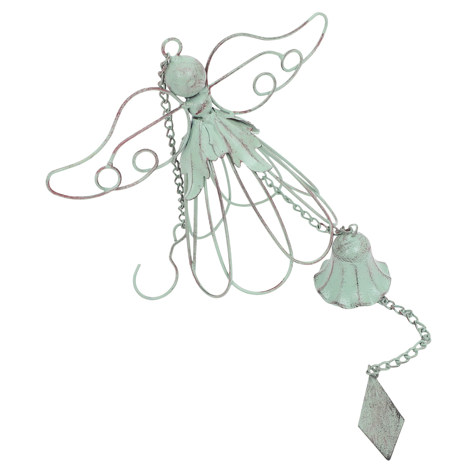 WHAMVOX Angels Hanging Wind Chimes Cast Iron Bell Wind Chimes Door ...