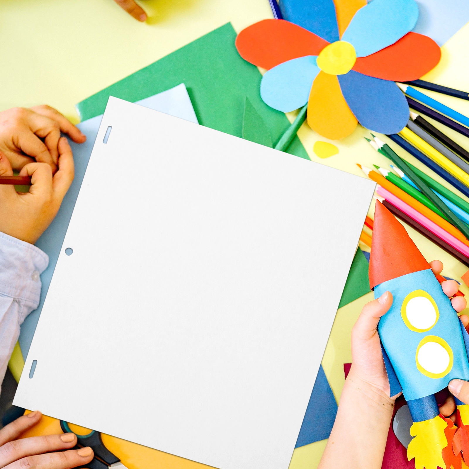 WHAMVOX Animation Punched Paper 200pcs Animation Positioning Paper ...