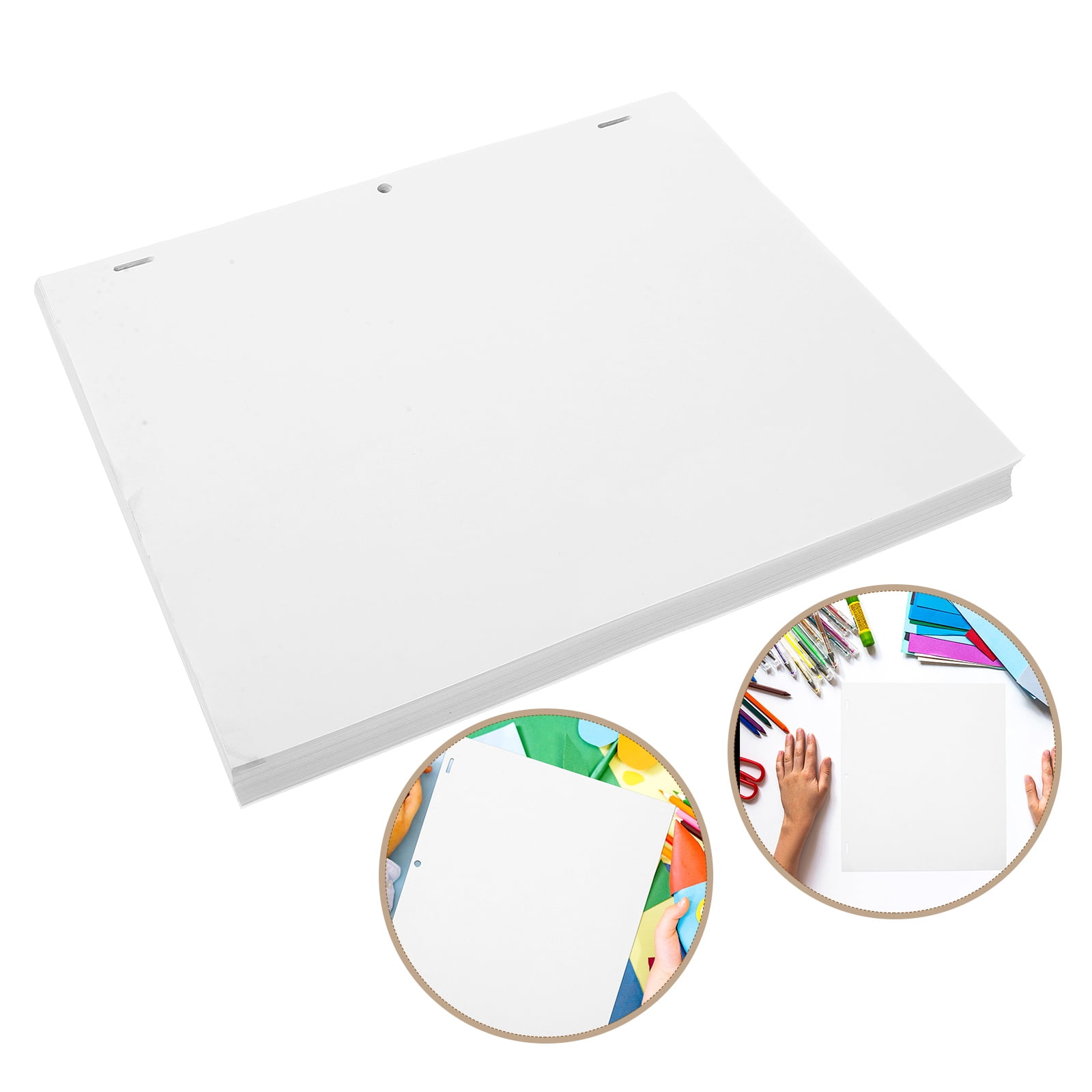 WHAMVOX Animation Punched Paper 200pcs Blank Animation Painting Drawing ...