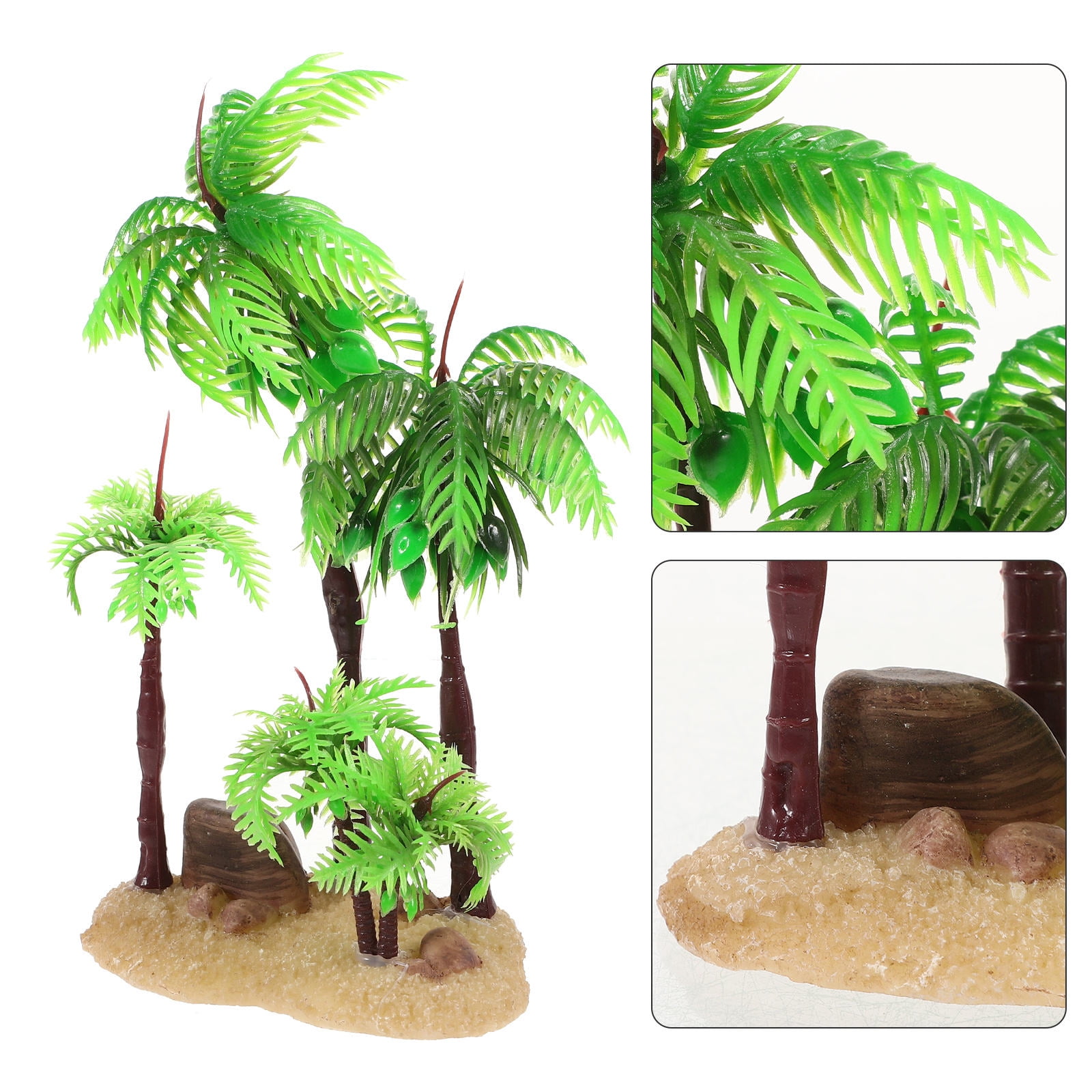 WHAMVOX Aquarium Decoration with Realistic Artificial Fish Tank Tree ...