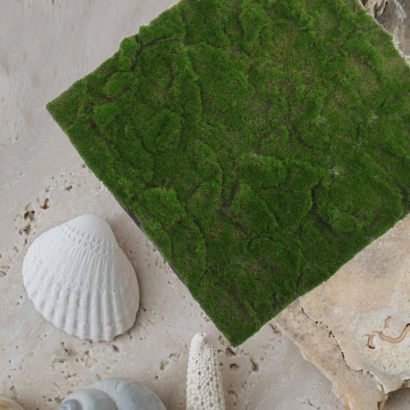 WHAMVOX Artificial Moss Mat Fake Grass Rug Diy Synthetic Turf Landscape ...