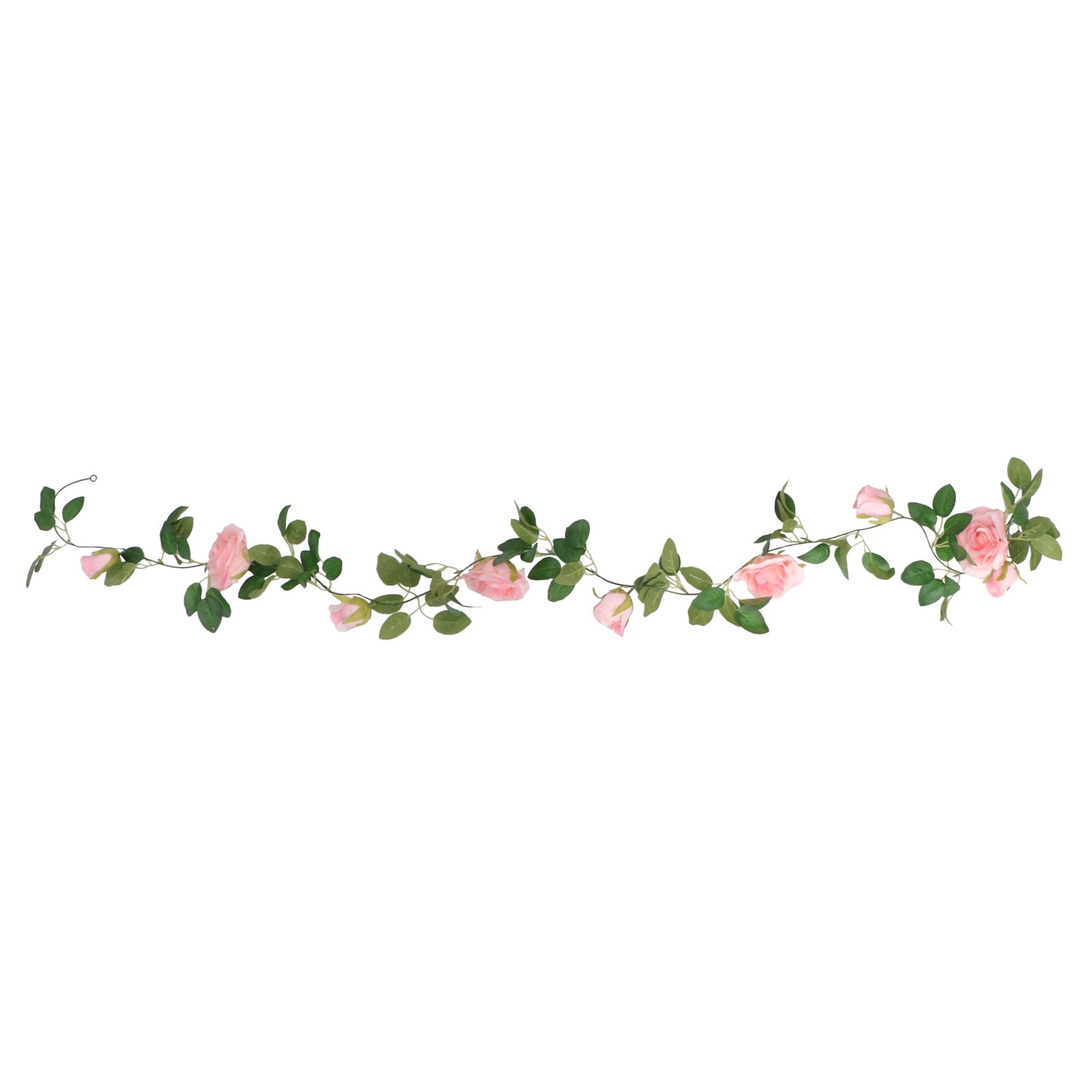 WHAMVOX Artificial Rose Vine Wedding Decor Garland Decorations Pink ...