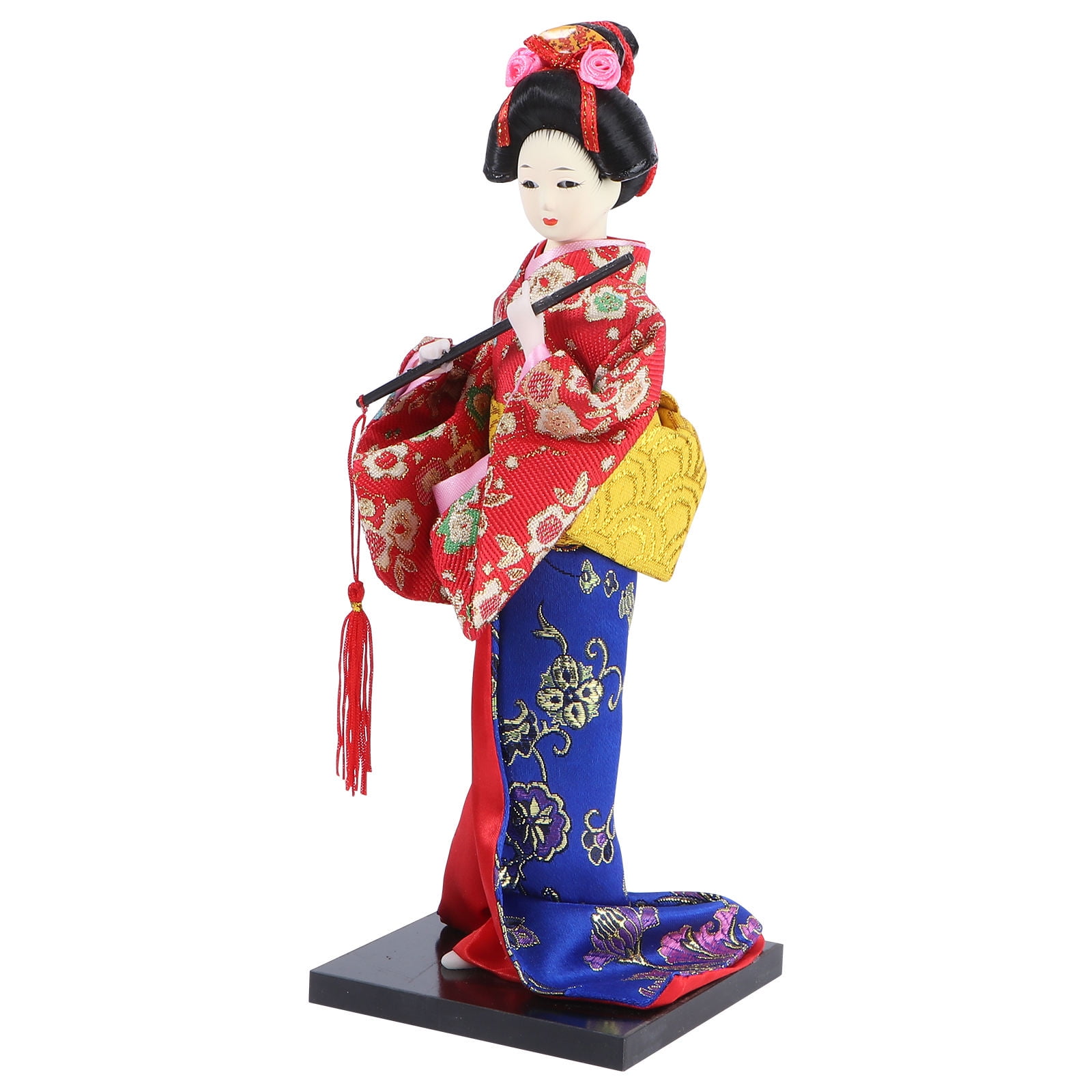 WHAMVOX Asian Geisha Figurine Statue Japanese Desktop Decoration Woman ...