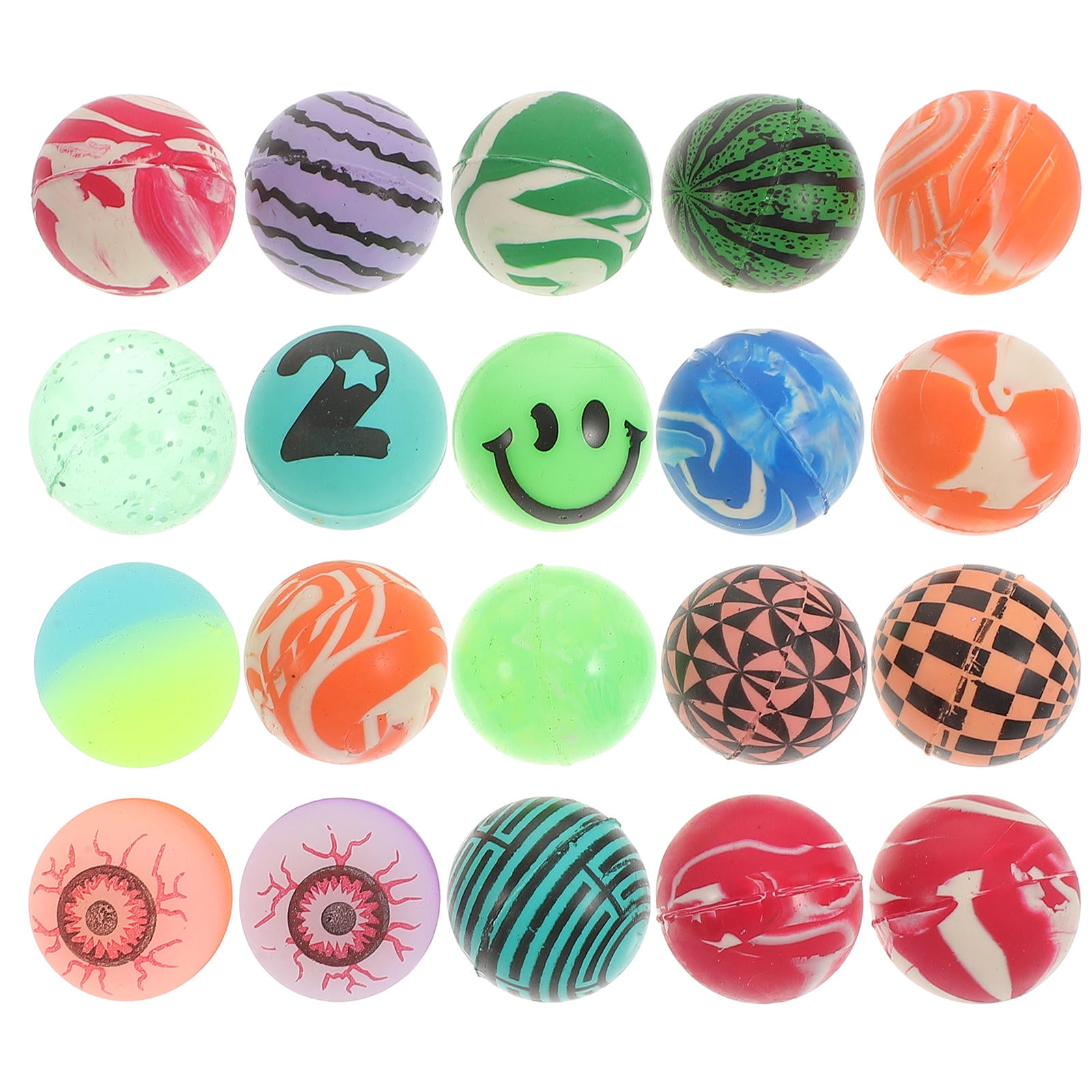 WHAMVOX Assorted Color Bounce Balls for Kids Playing Made of Premium ...