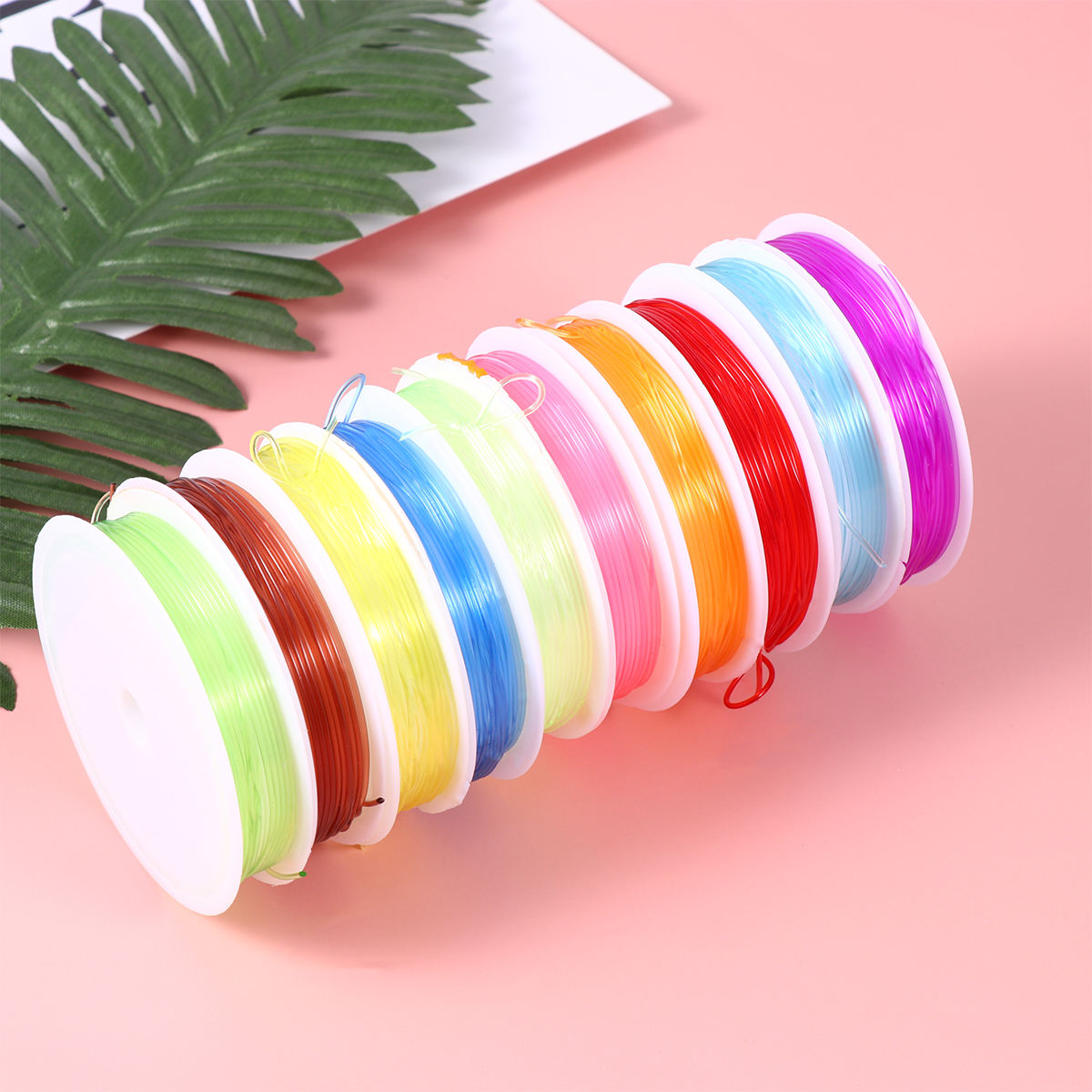 WHAMVOX Assorted Color DIY Beads Wire for Jewelry Craft Projects ...