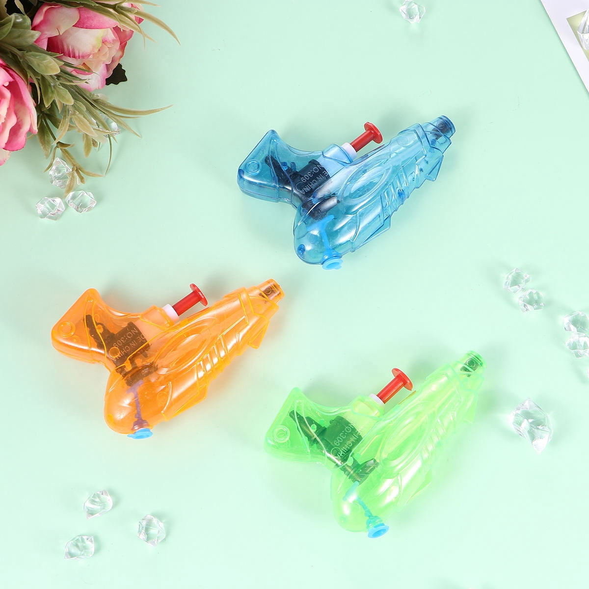 WHAMVOX Assorted Color Small Water Made of Plastic for Kids Summer Pool ...