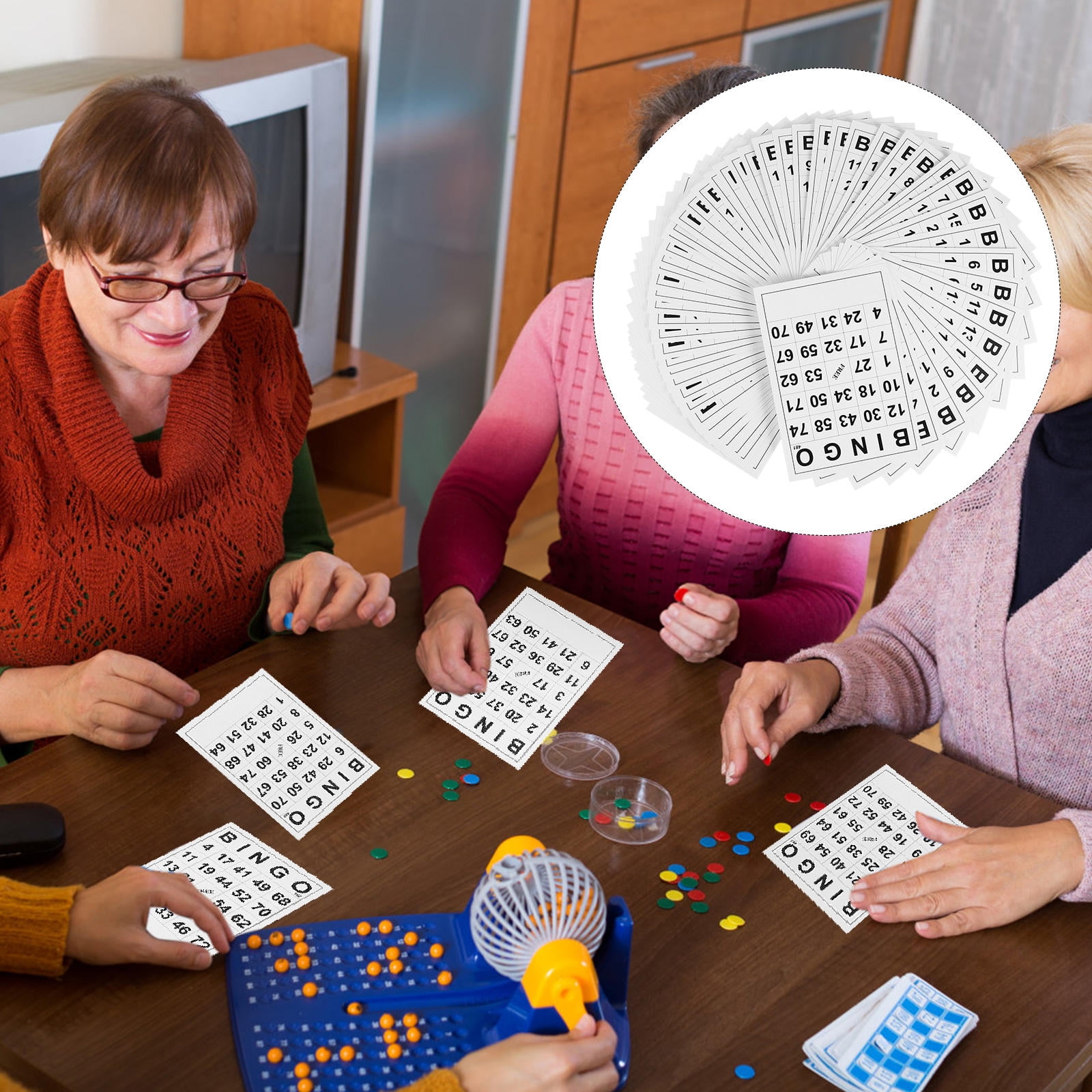 WHAMVOX BINGO Games Cards for Playing Made of Paper Suitable for ...