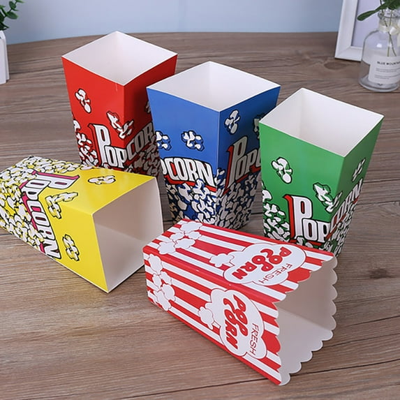 WHAMVOX Baking Popcorn Carton Packing Boxes Food Packaging Child ...