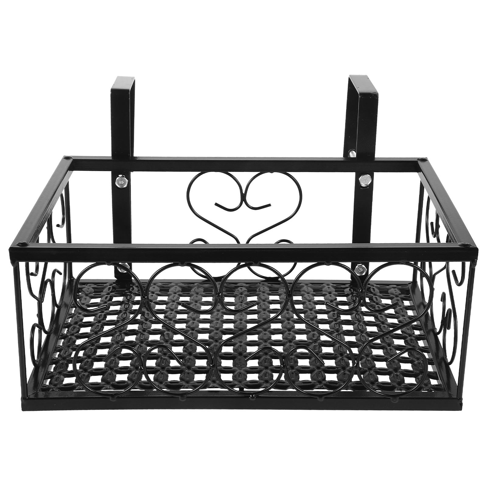 WHAMVOX Balcony Flower Pot Racks Metal Flowerpot Rack Hanging Flower ...