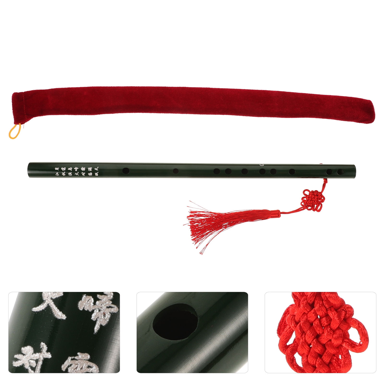 WHAMVOX Beginner Bamboo Flute with Comfortable Grip for Playing Use ...