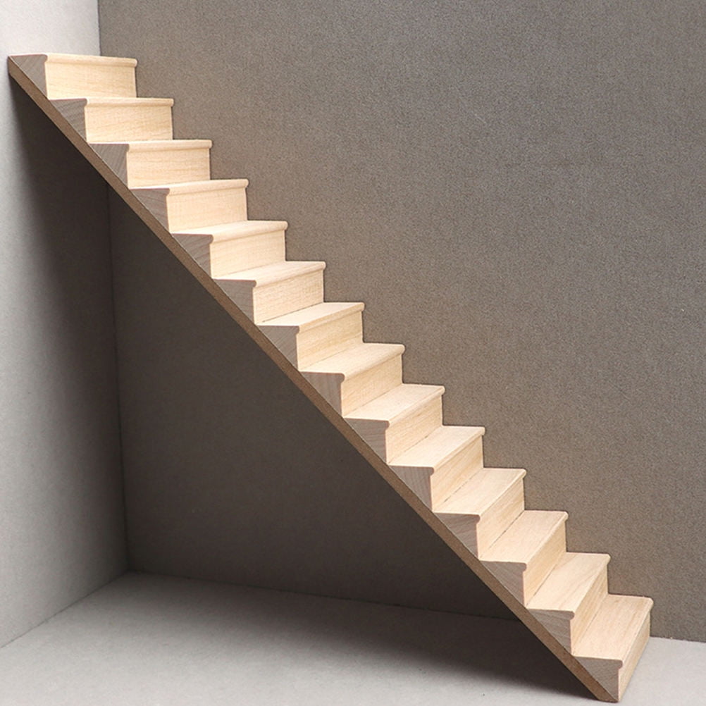 WHAMVOX Beige Mini House Stairs for Decoration Made of Synthetic ...