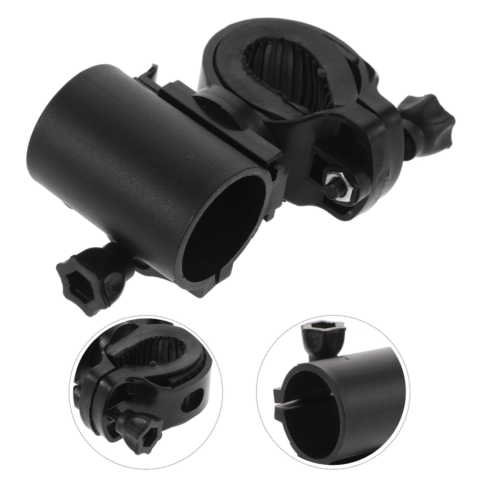 WHAMVOX Bike Flashlight Rack Bike Handlebar Flashlight Holder Universal ...