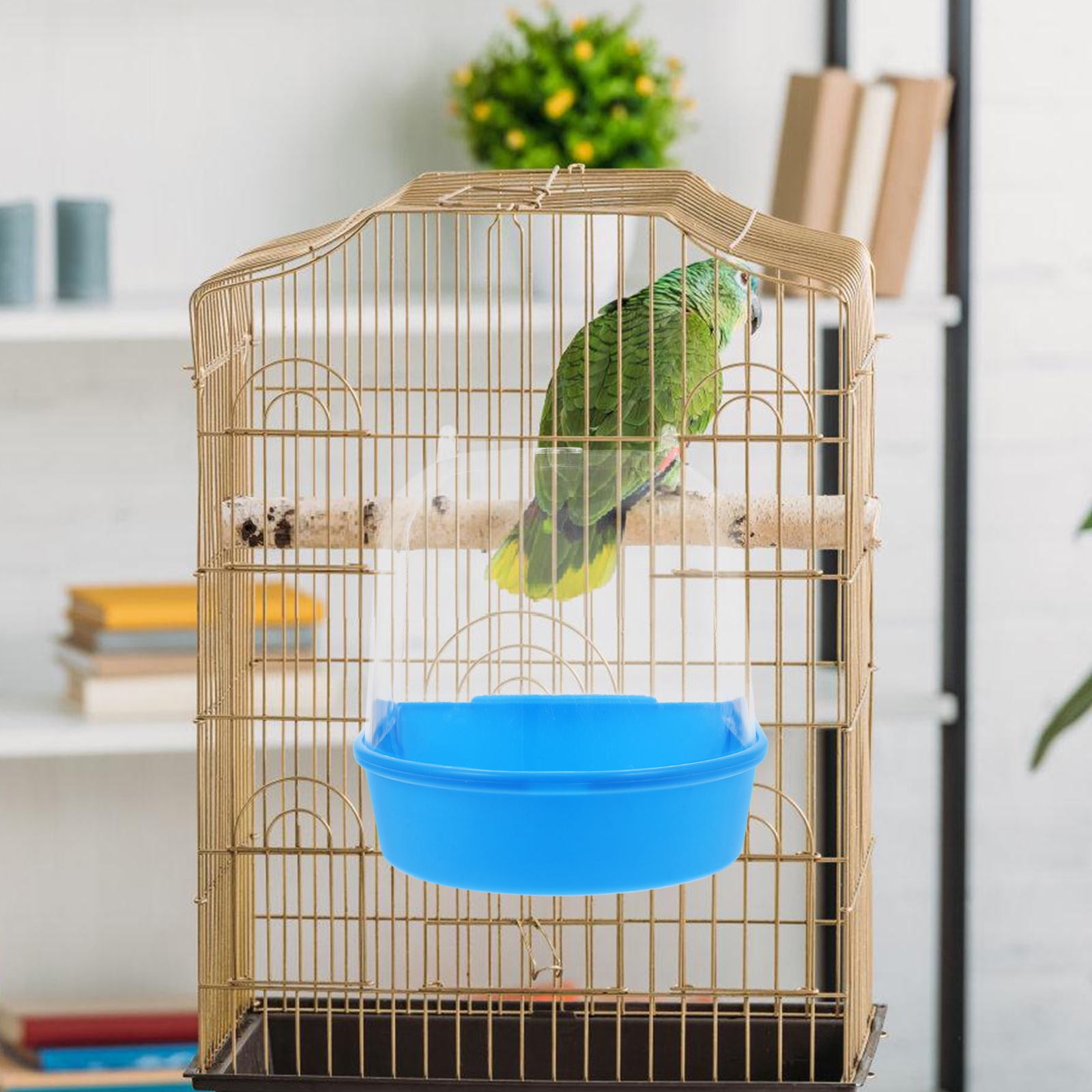 WHAMVOX Bird Bath For Cage Parakeet Parrot Bathing Box Bird Shower ...