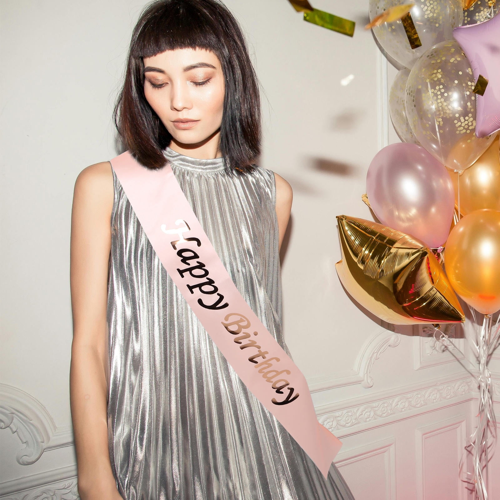 WHAMVOX It'S My Birthday Sash For Women With Shoulder Strap Chic ...